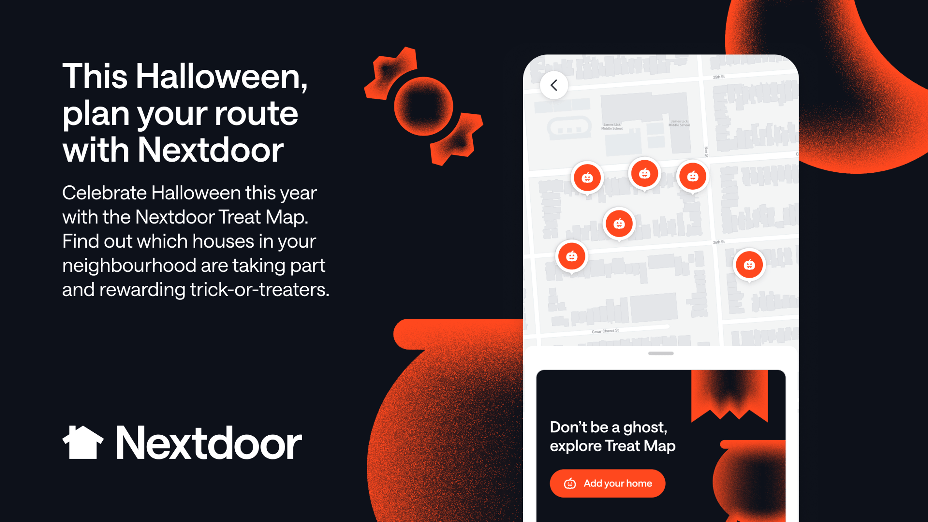 Trick-or-Treat? Nextdoor’s Treat Map returns for Halloween